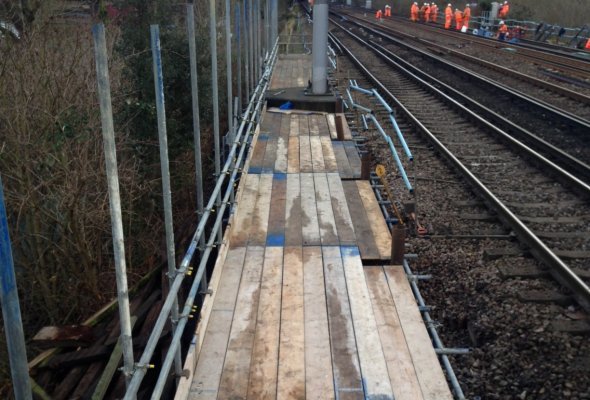 Berrylands Train Station - Admiral Scaffolding Group